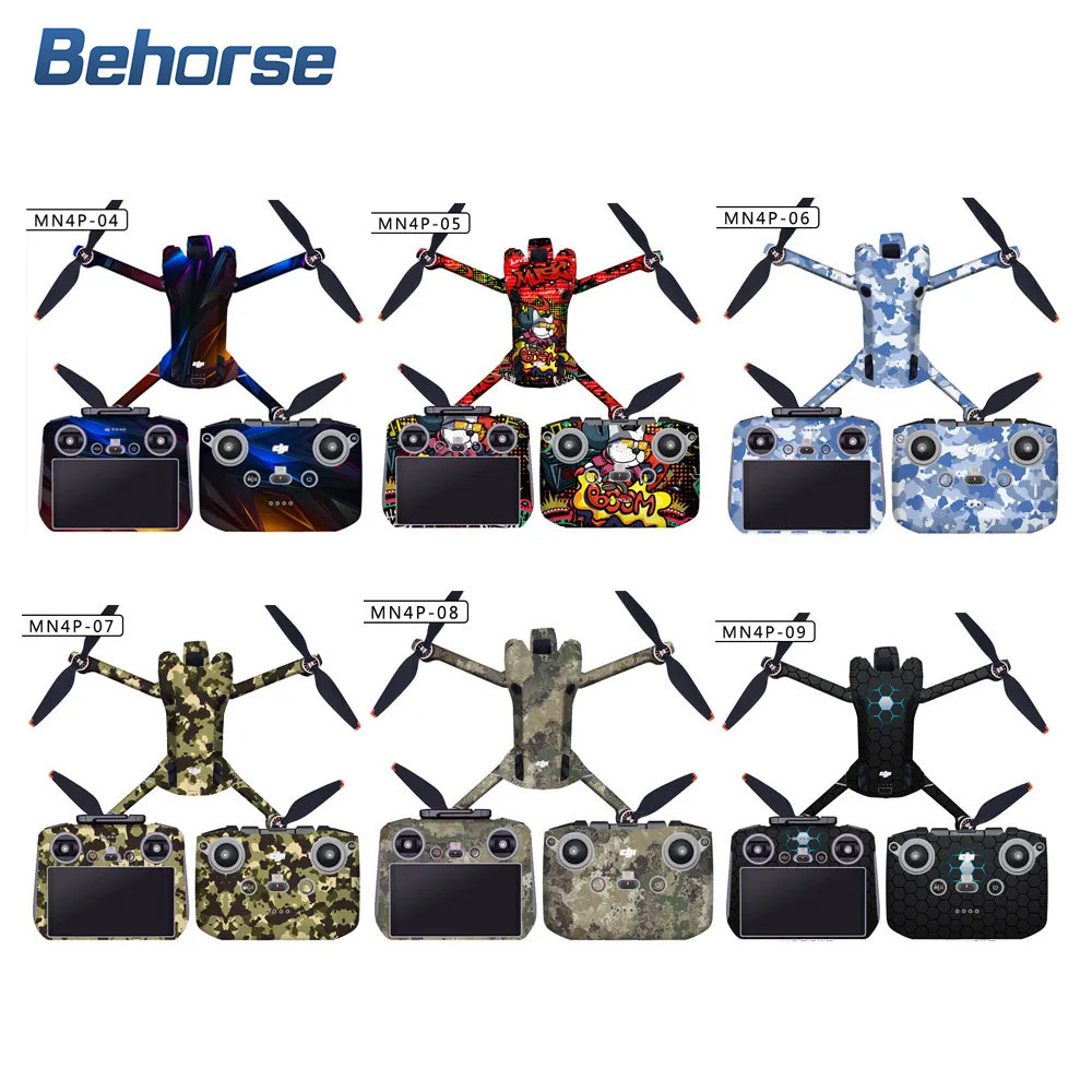 PVC Sticker For DJI MINI 4 PRO Drone Protective Film Waterproof Remote ...