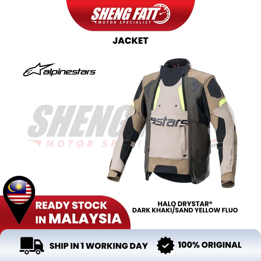 ALPINESTARS Halo Drystar Riding Jacket Sport Windproof Men Women ...