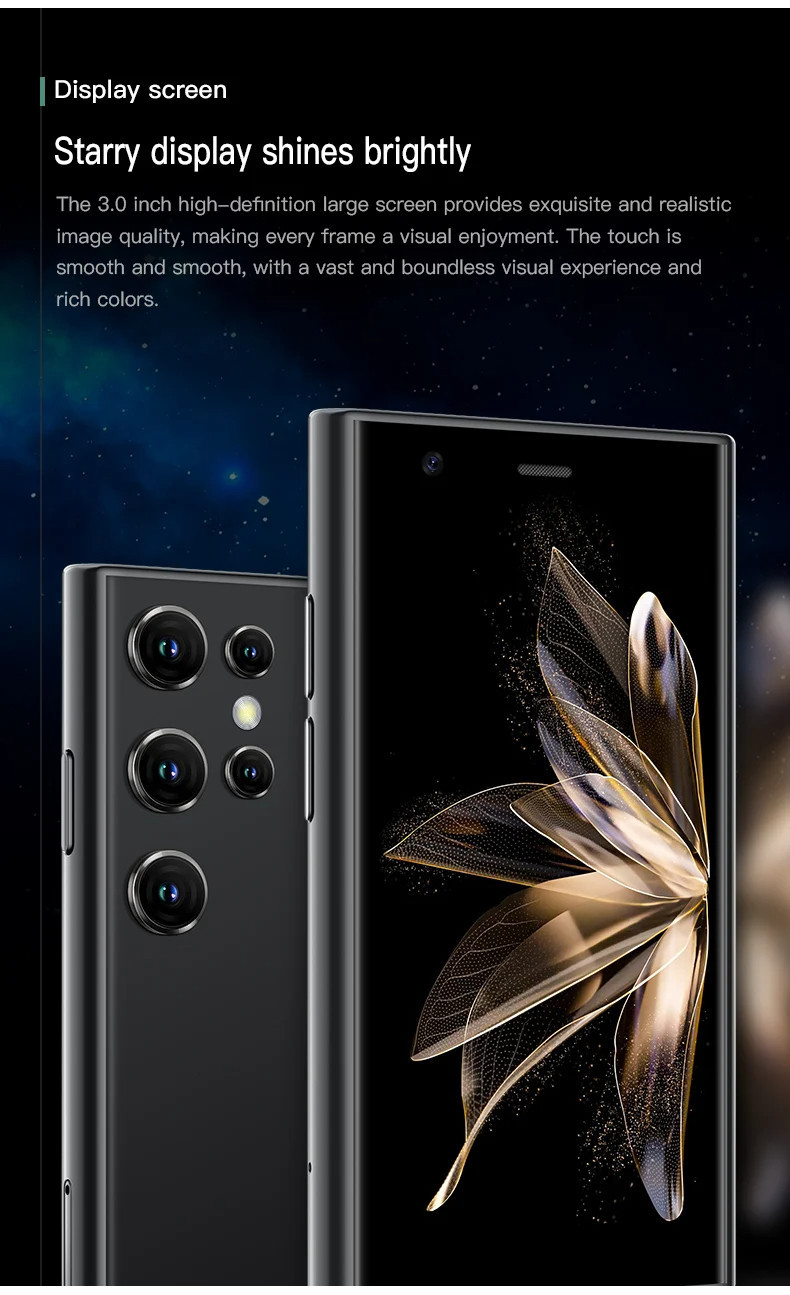 2024 New SOYES S23 Pro Mini Smartphone 2GB+16GB front and rear HD ...