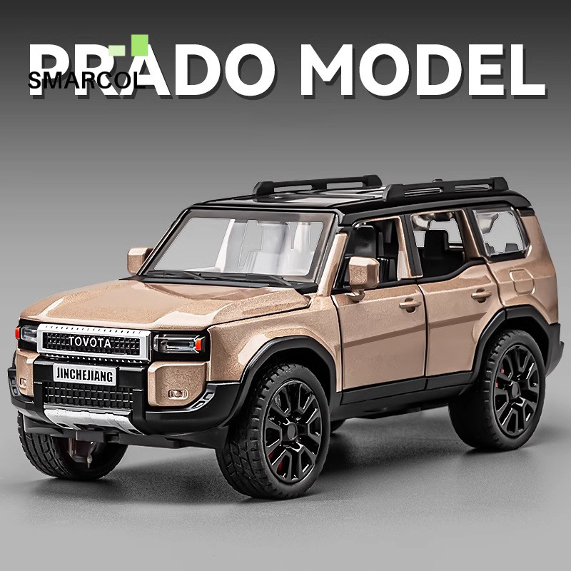 Toy Car Model Scale 1:32 for Prado Diecast Car Model 6 Doors Opened ...