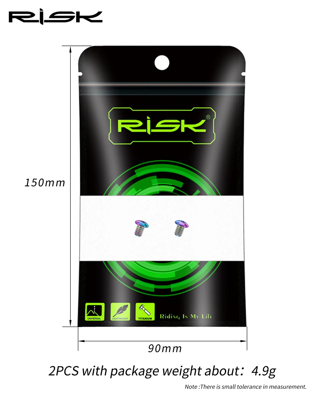 RISK 2pcs Titanium Alloy Road Bike C Caliper Brake Release Fixed Bolt ...