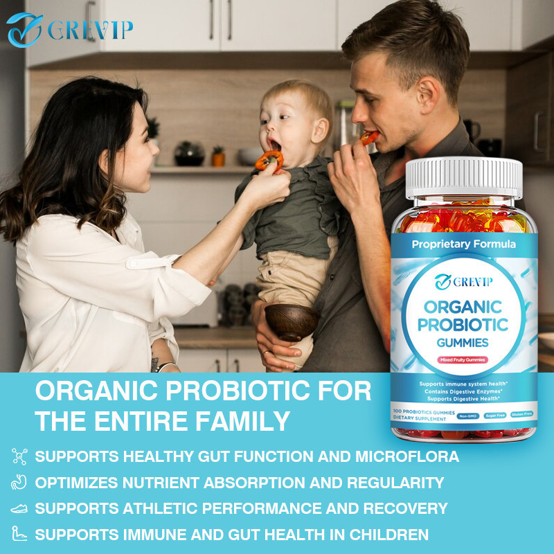 GREVIP Probiotic Gummies, Immune Support & Digestive Health,Contains ...