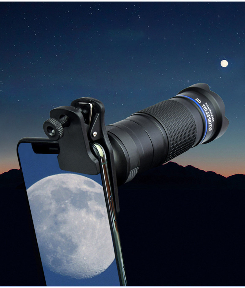 36X Universal Mobile Phone Camera Lens HD Monocular Telescope External ...