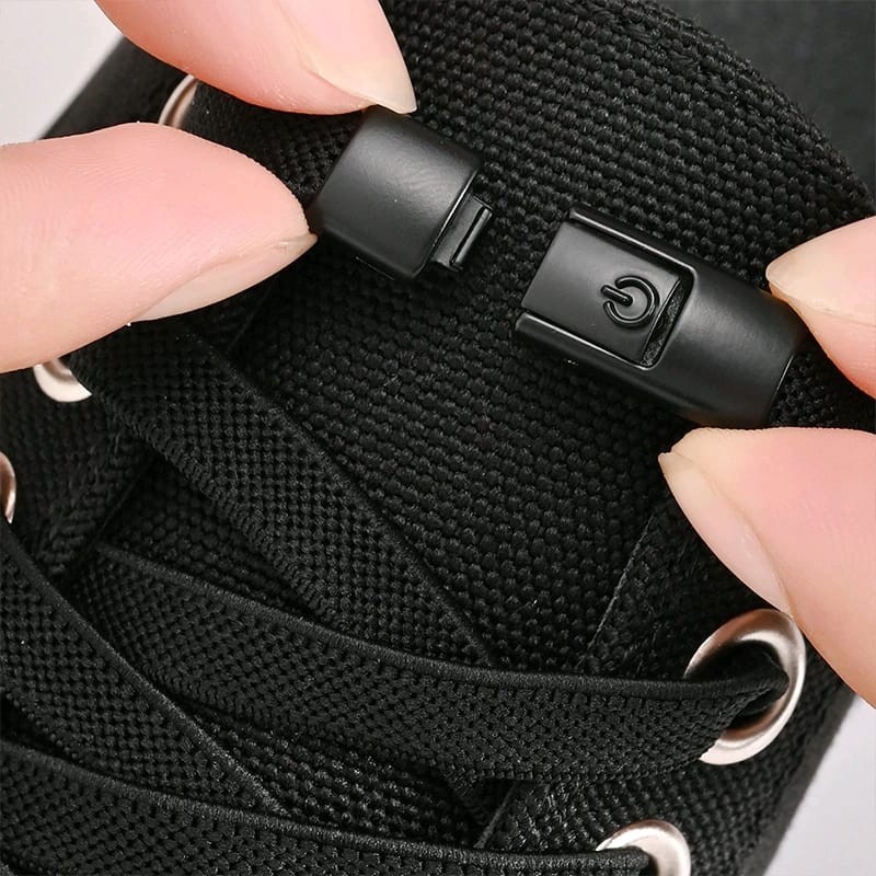 No Tie Shoe Lace Buckle Press Lock Shoe lace buckle Without Ties ...