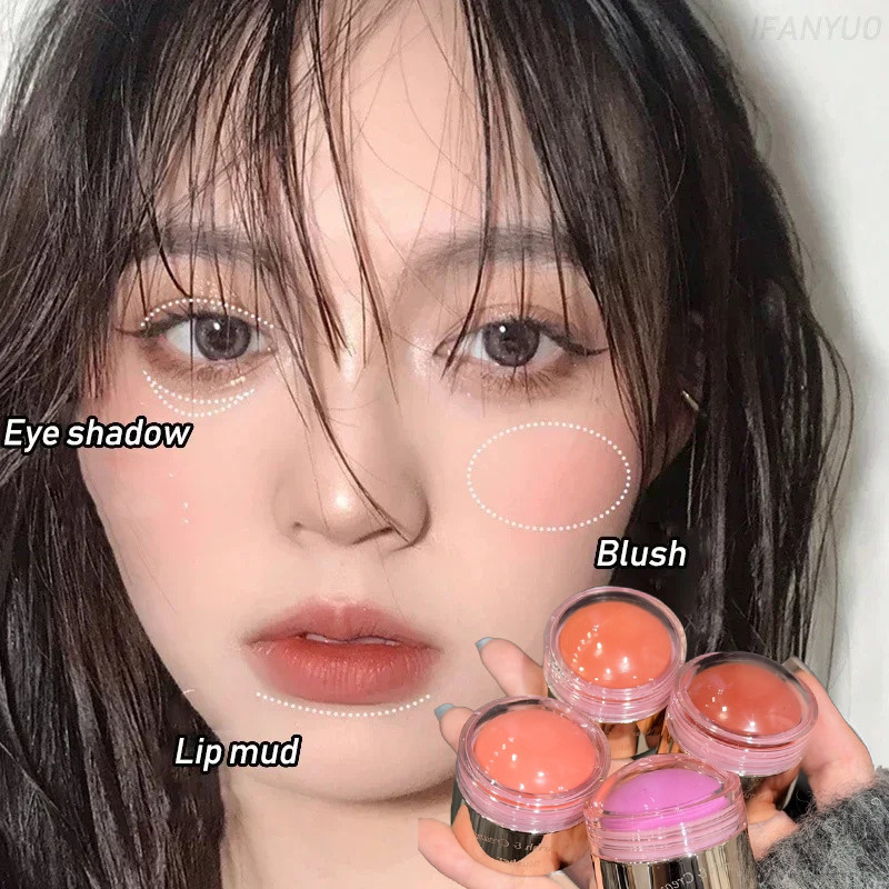 Monochrome Natural Matte Blush Cream - Long Lasting Pink Cheek Tinted ...