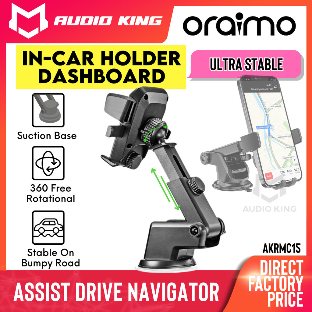 ORAIMO Adjustable Anti Slip Dashboard Phone Hp Holder For In Car Fon ...
