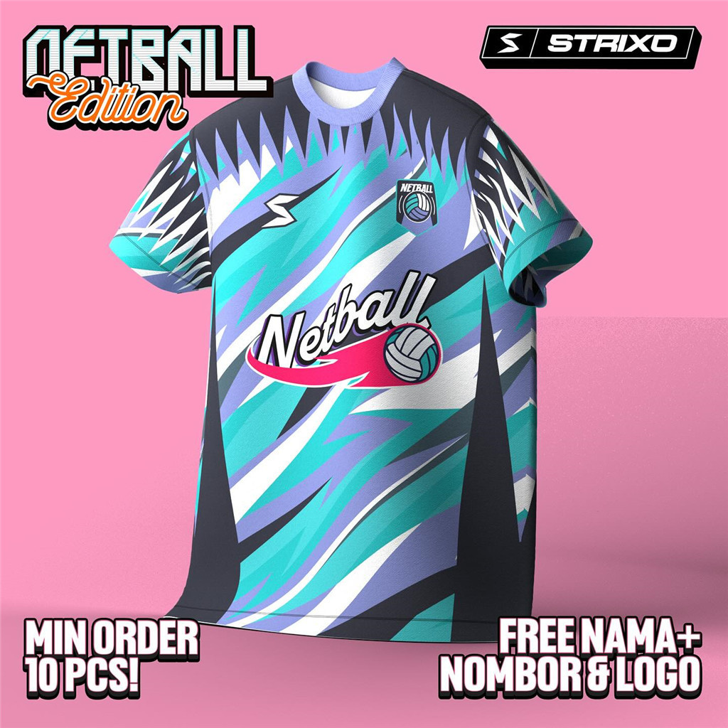 Select Netball Jersey Baju Raya Viral 2024 Team Wear Baju Bola Football ...