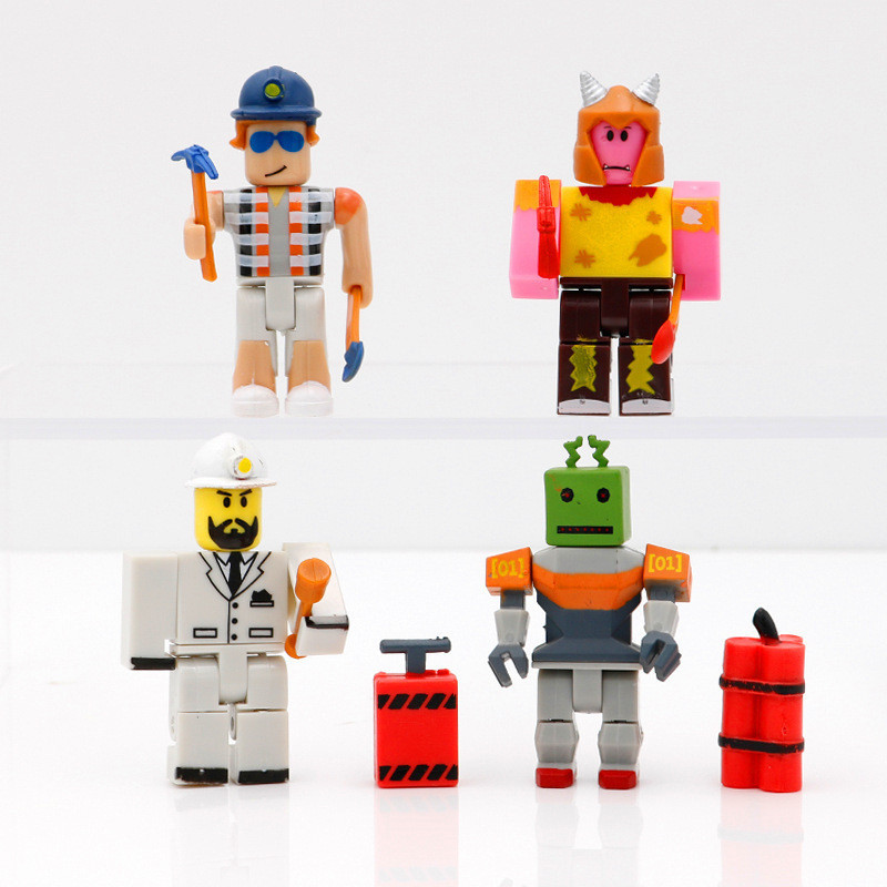 Roblox Miniature Figures Set Block Minecraft Survival Game Collection ...