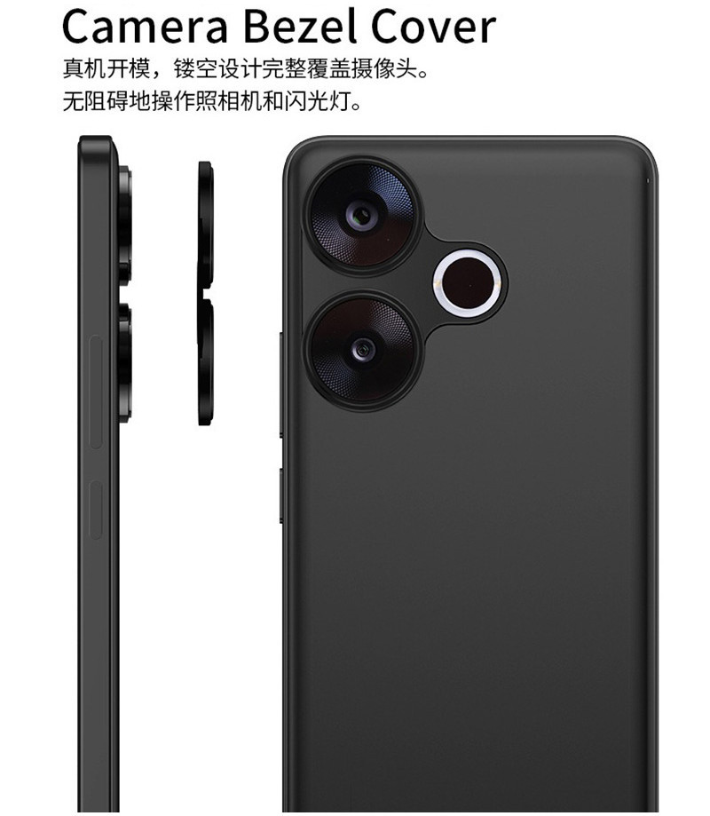 3D Metal Camera Protector for Xiaomi Poco F6 F7 Pro F5 Poco X7 Pro ...