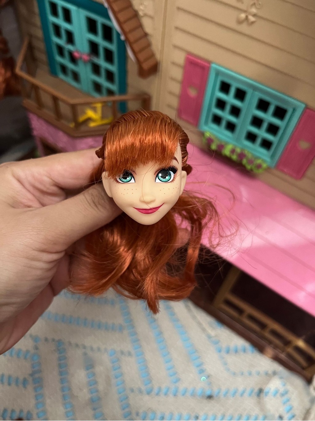 30cm Girl Doll's Head Accessories Original head Girls Diy Dress Up Toy ...