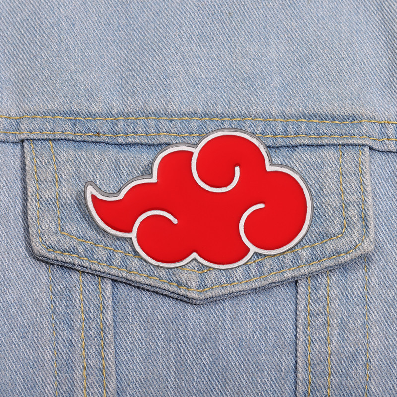 Naruto Akatsuki Brooch Pin Konoha Village Ninja Uzumaki Uchiha ...