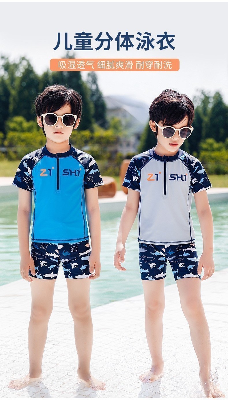 Yuke Ready Stock 6XL Large Size Children's Swimsuit Boys ins New Style Medium Large Children's ...