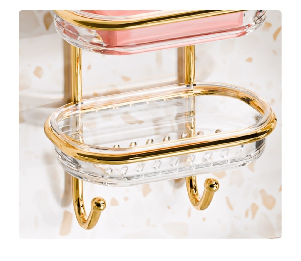 Bathroom Soap Box Wall Mounted, Soap Storage Rack, Punch-free Soap ...
