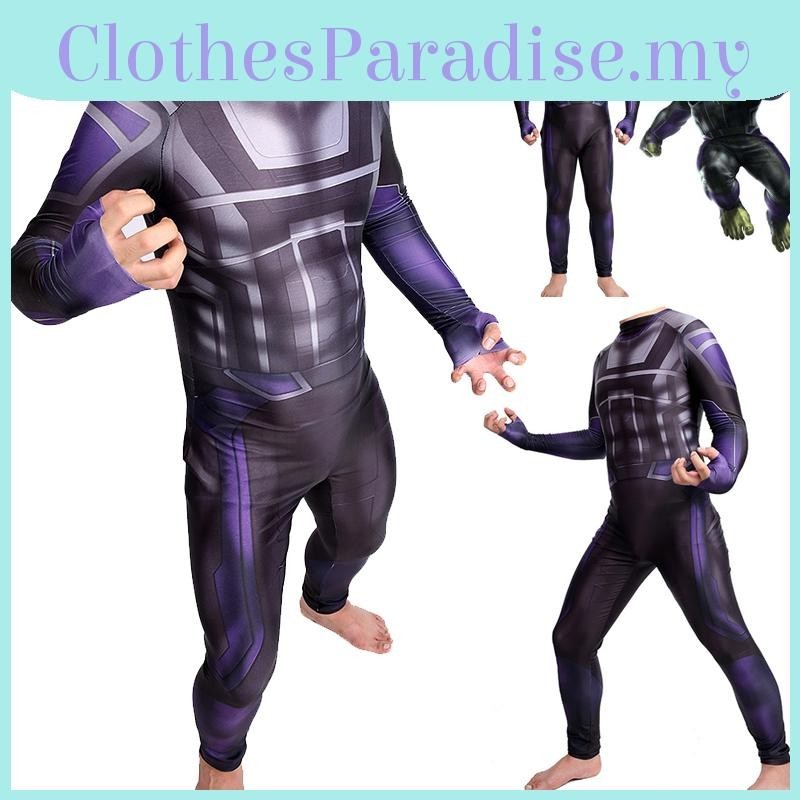 Endgame Hulk Kids Adult Costume Cosplay Bodysuit Jumpsuit Outfits ...