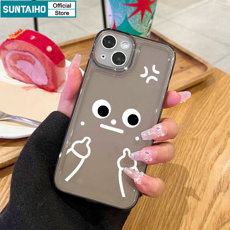 Suntaiho Funny Unique Casing Middle Finger Ghost Face Pattern Phone ...