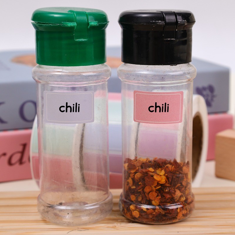 800Pcs/Roll Colorful Label Stickers - For Notes File Seasoning ...