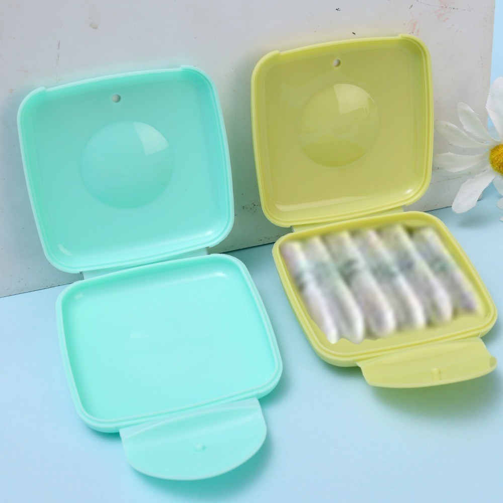 Travel Outdoor Portable Colorful Tampons Small Item Storage Box ...