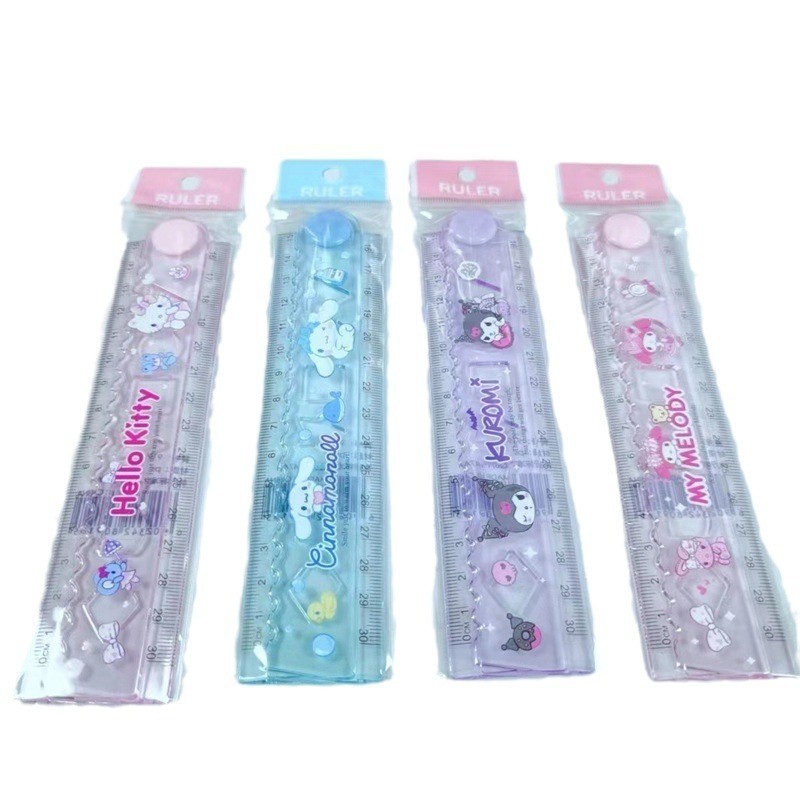 1 Piece Cartoon Sanrio Fold Ruler | Shopee Malaysia