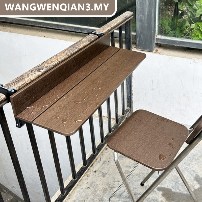 Folding Railing Hanging Balcony Table Bar Counter Table Multifunctional ...