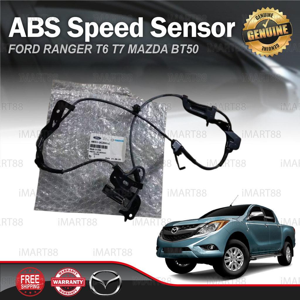 ABS Wheel Speed Sensor Ford Ranger T6 T7 Mazda BT50 2.2cc 3.2cc Front ...