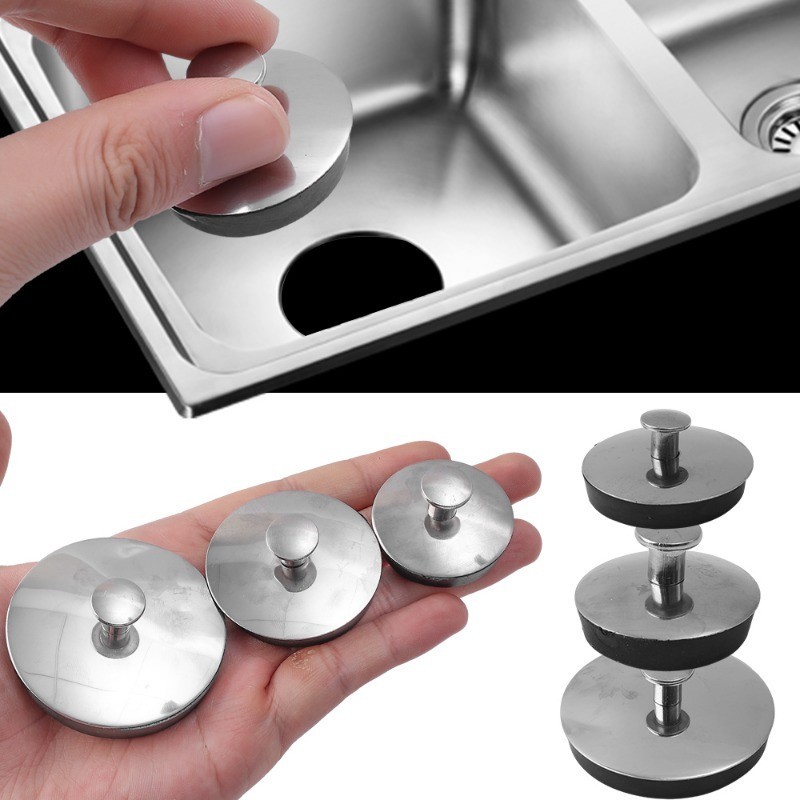 Sink Leakproof Plug - Washbasin Bathtub Strainer Cap - for Bathroom ...