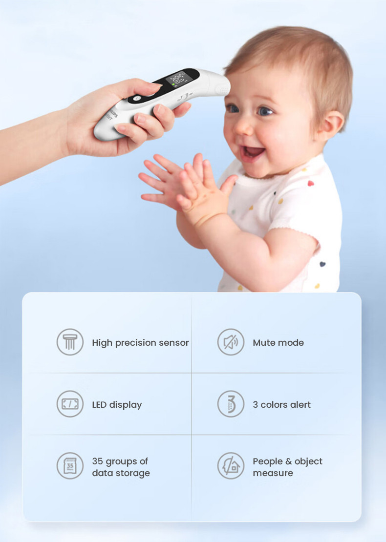 Philips Avent Infrared Ear & Forehead 2-in-1 Thermometer | Shopee Malaysia