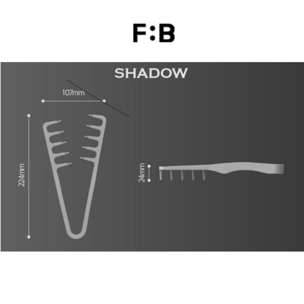 FORBEAUT Shadow Hair Brush - Grooming & Styling Tool for Men's Haircare ...