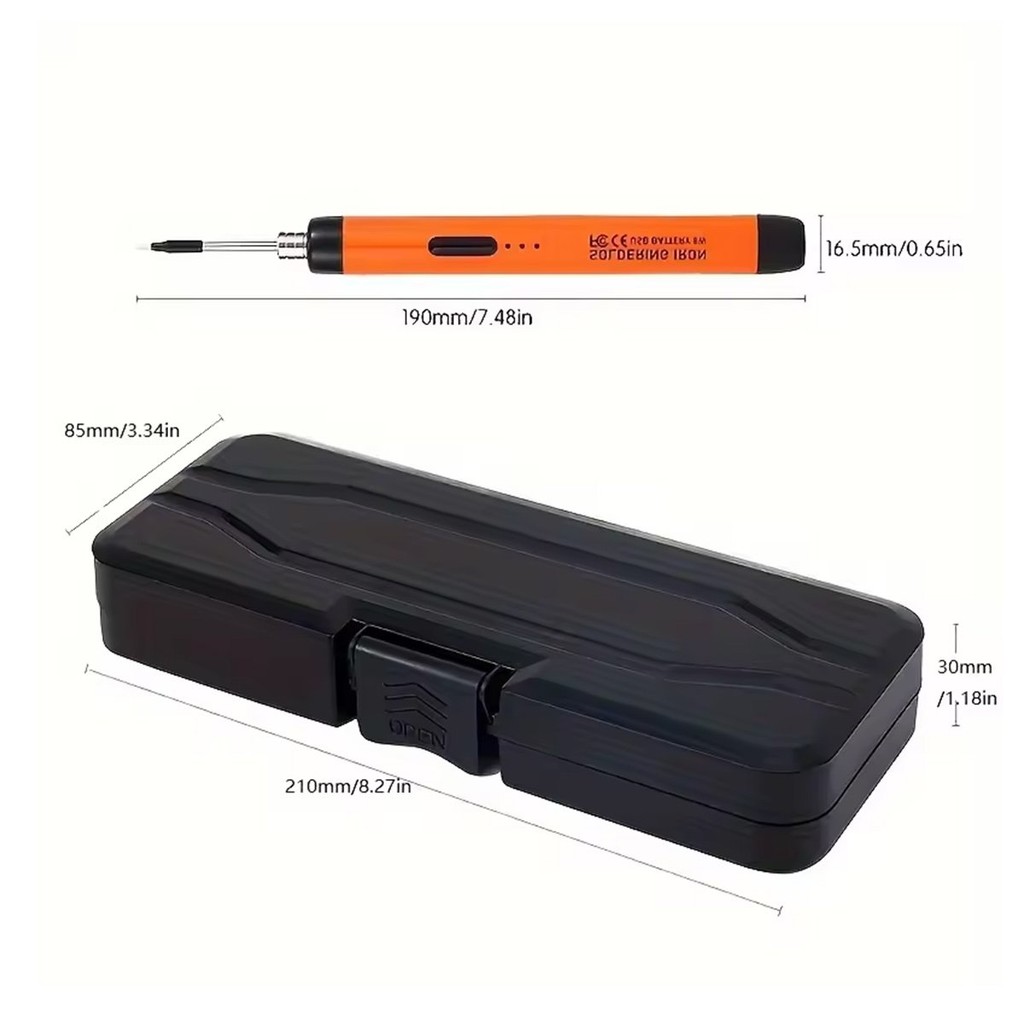 USB Wireless Charging Electric Soldering Iron Kit Portable USB5V8W ...