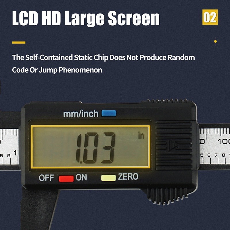 Measure Internal and External Measuring Tool 150mm Electronic Digital ...