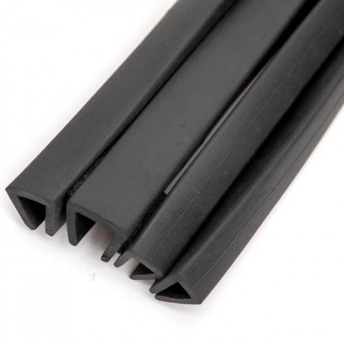 U Shaped 2 Meters Rubber Edging Strip Anti-Collision Glass Edge ...