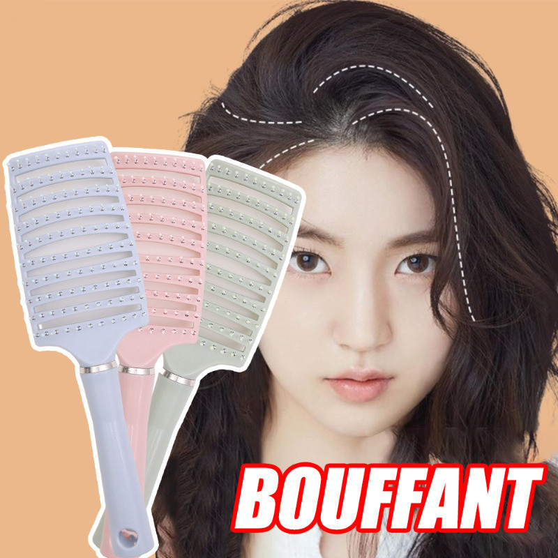 Self-Cleaning Hair Brush - Women Smooth Hair Comb - Retractable ...