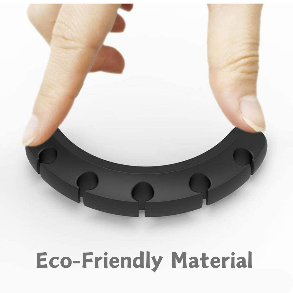 Silicone Cable Organizer Clip Table USB Cable Holder Charger Winder Desktop Tidy Management ...