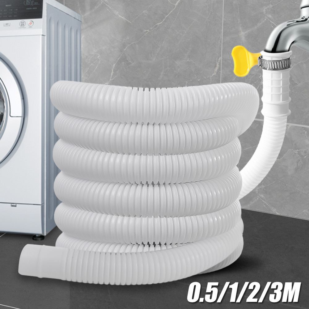 3/2/1/0.53meters Corrugated Water Pipe with Clip / Washing Machine ...