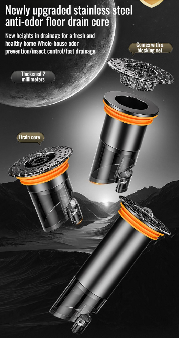 [Automatic Odor Control Fast Drainage/Isolation Pests] Stainless Steel ...