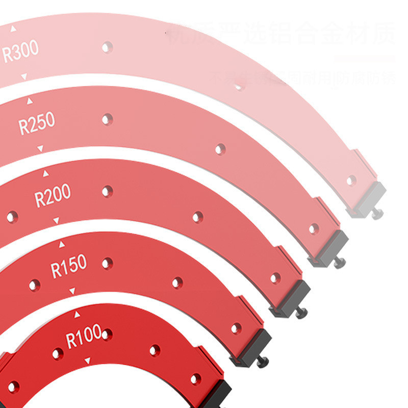 Woodworking Corner Routing Guide Set Round Corner Radius Templates ...