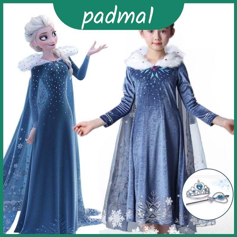 Princess Elegant Frozen Elsa Dress For Girls Ideal Party Outfit ...