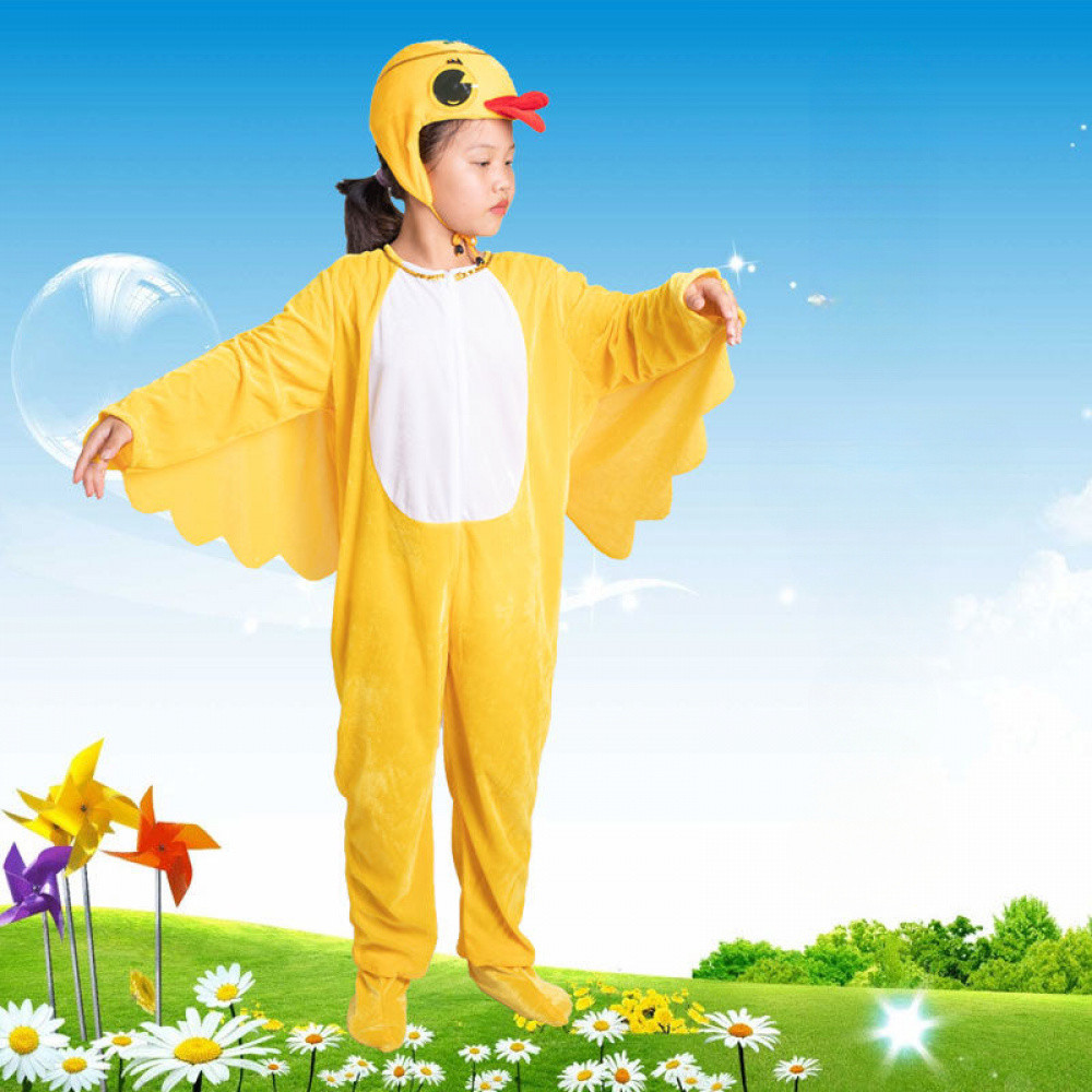 Chicken Little Duck Performance Costume Small Yellow Duck Children ...
