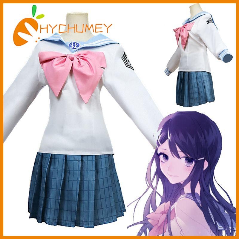 Durable Danganronpa Sayaka Maizono Costume Cosplay Suit With Blue And ...