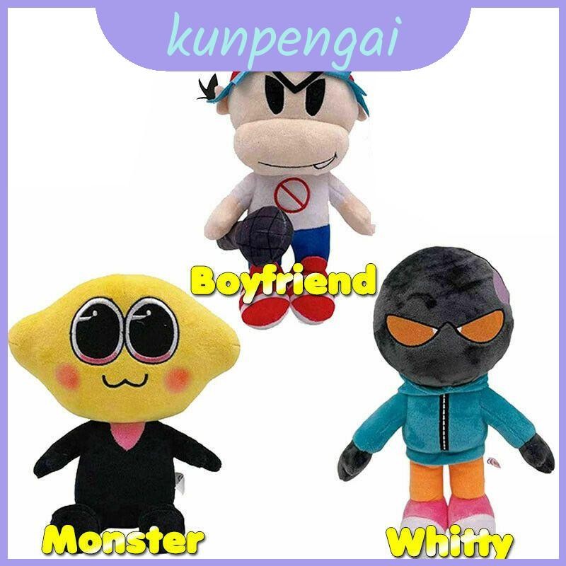 Friday Night Funkin Plush Toy High-quality Fnf Whitty And Boyfriend ...