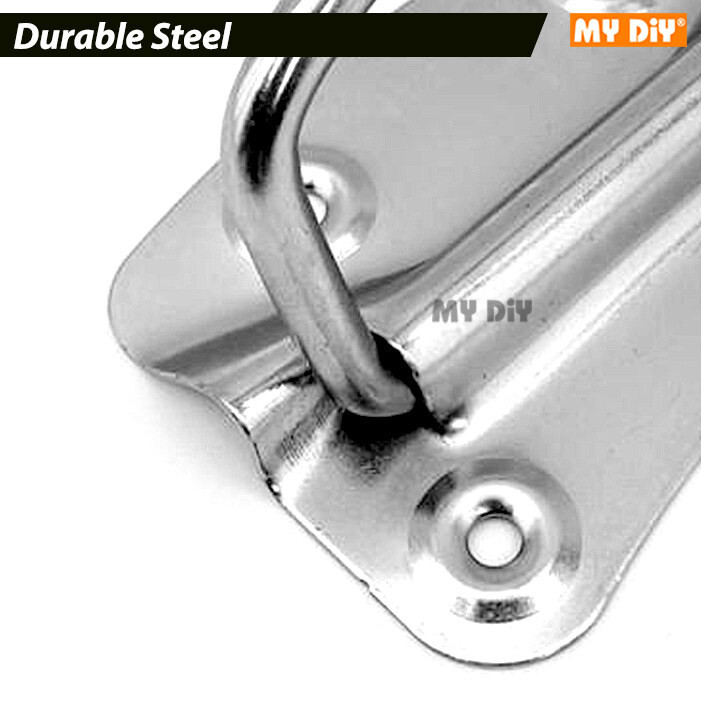 MYDIYHOMEDEPOT - STAINLESS STEEL METAL FOLDING HANDLE RUBBER GRIP ...
