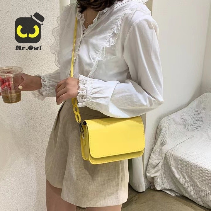 mr.owl Classic cute Flap style Korean Sling Bag | Shopee Malaysia