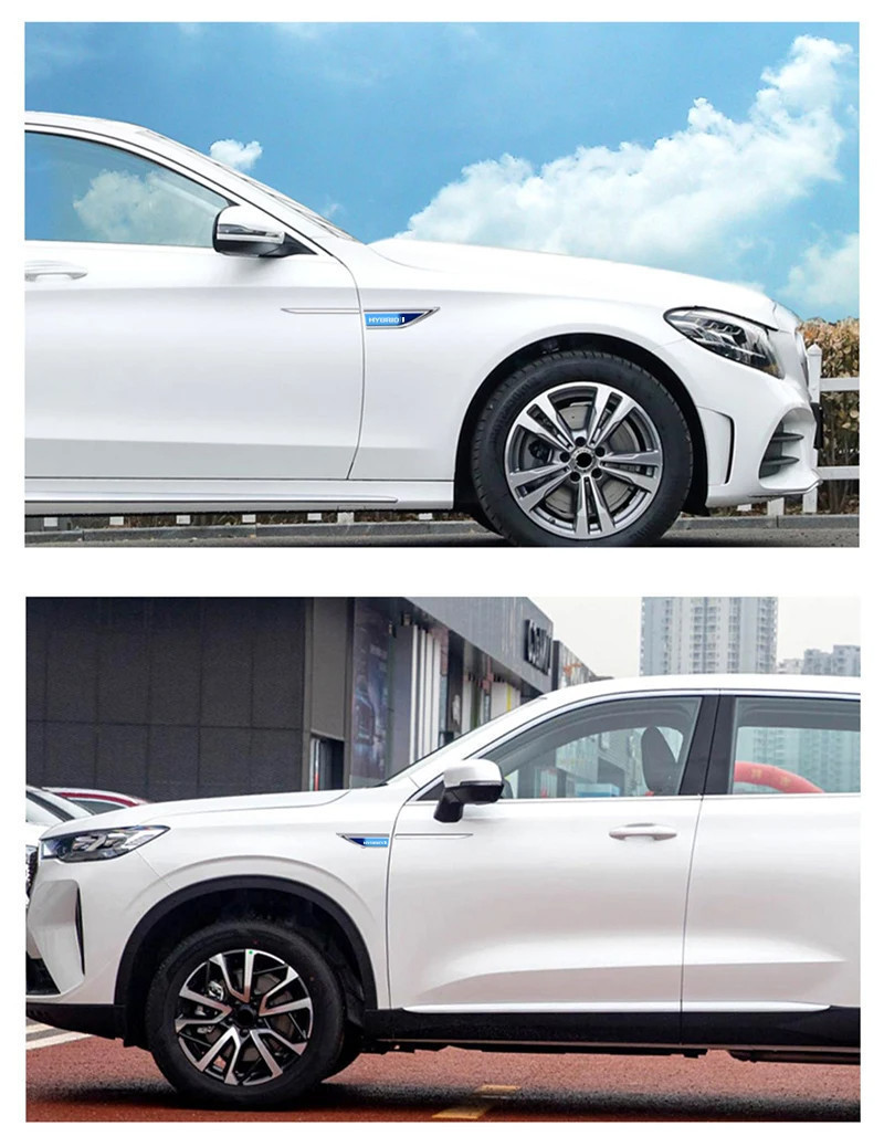 2pcs/Set Proton Car Fender Metal Sticker Exterior Decorative Right Left ...