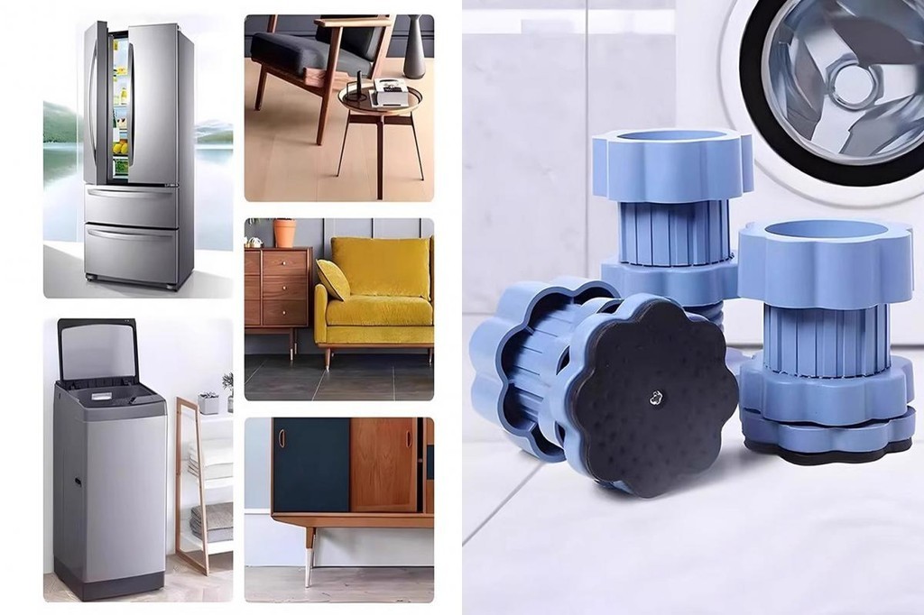 moreorders| Height Adjustable Washing Machine Stand Washing Machine ...