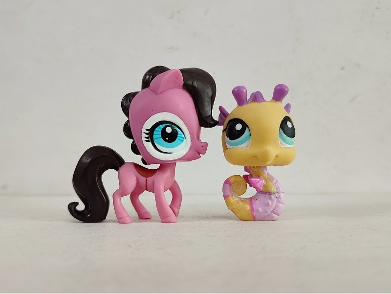 2pcs/lot LPS Toy pet shop Dog Sheep Horse Seahorse Littlest Pet Shop ...