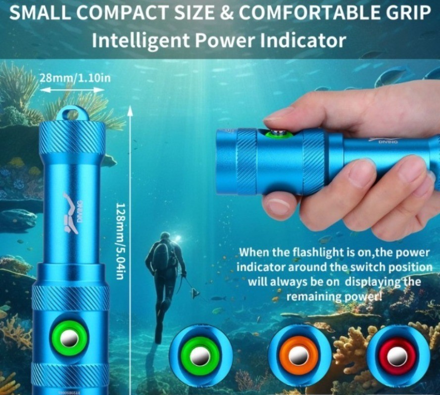 Handheld Portable Amphibious Dual-Purpose L2 1050 Luoming Blue Sea Blue ...