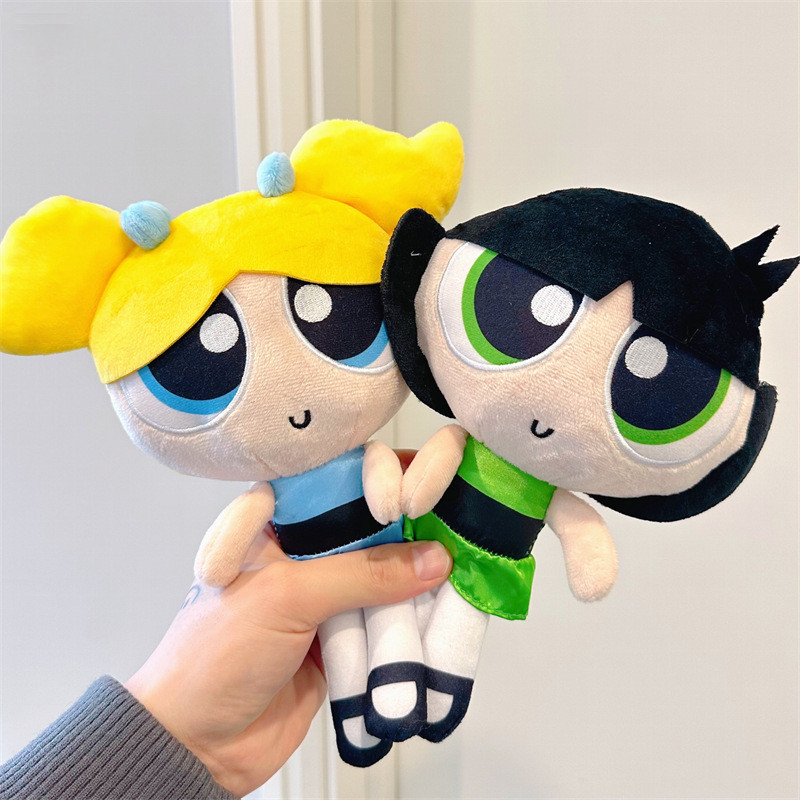 Girls Authentic Powerpuff Plush Toys Short Plush Soft And Cute Cartoon ...