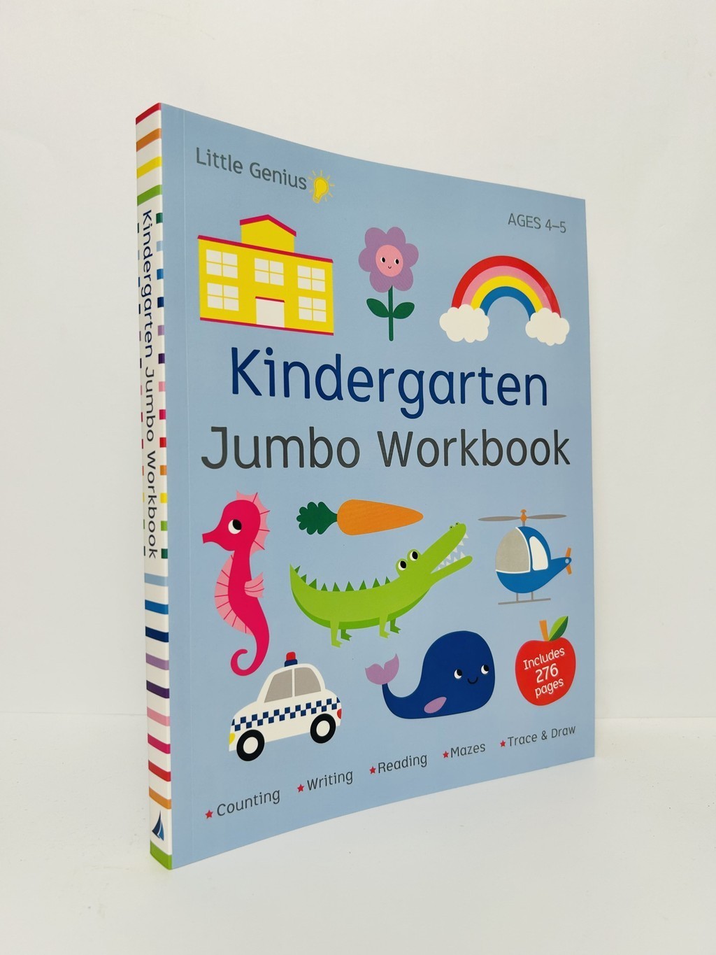 Little Genius Kindergarten Jumbo Workbook (276 Pages) For Kids Ages 4-5 ...