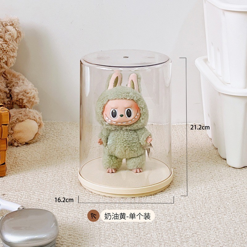 Cartoon Labubu Display Box Rotatable Blind Box Display Stand To Store A ...