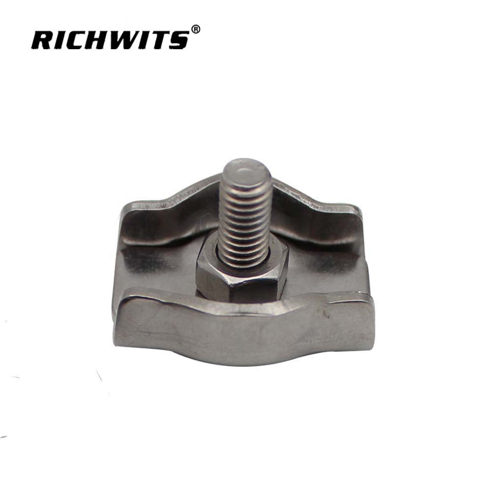 Richwits Stainless Steel 304 Box Type Single Card Wire Rope Clip Ingot ...