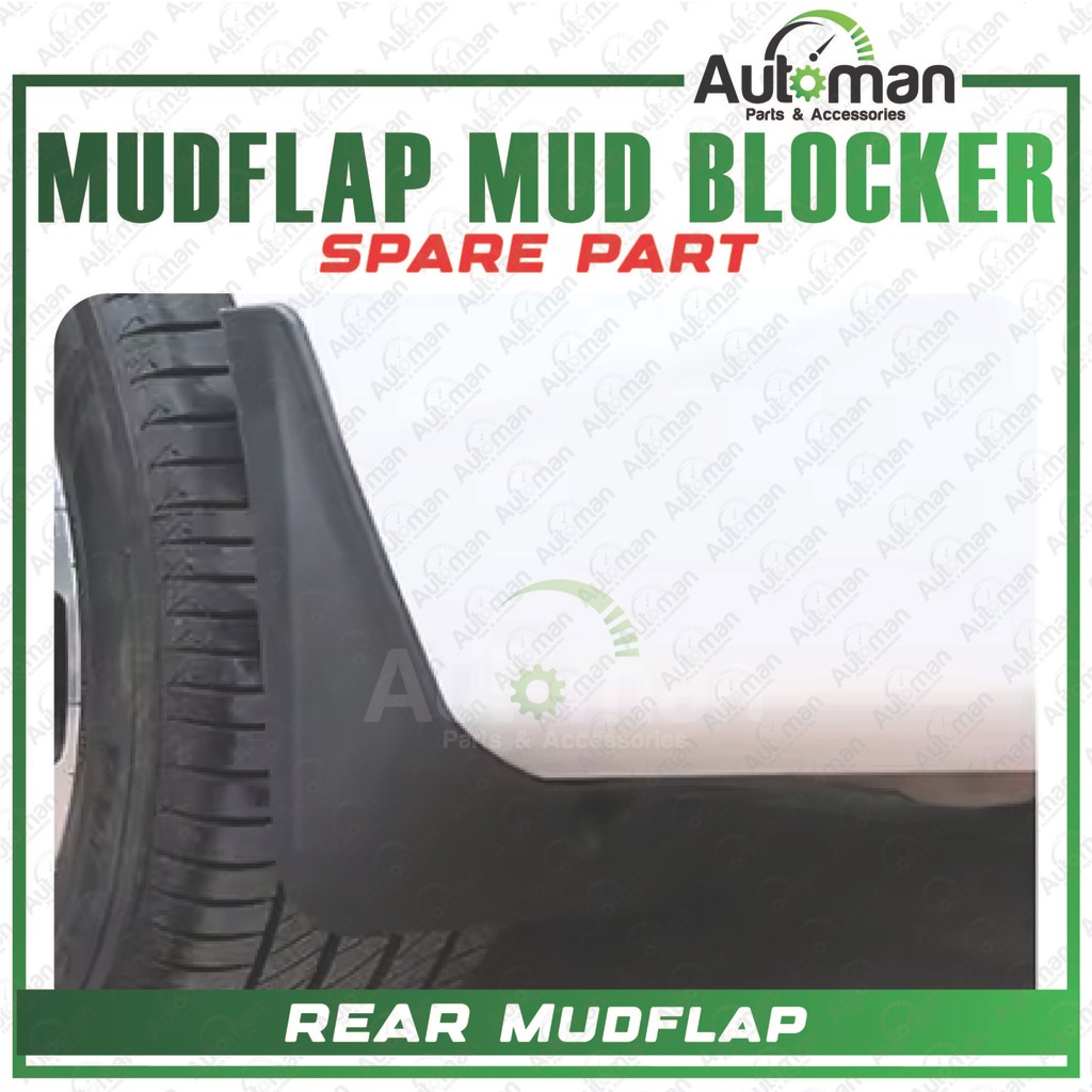 Perodua Viva Mudflap Soft Rubber Mud Guard Fender Splash Guard Front ...